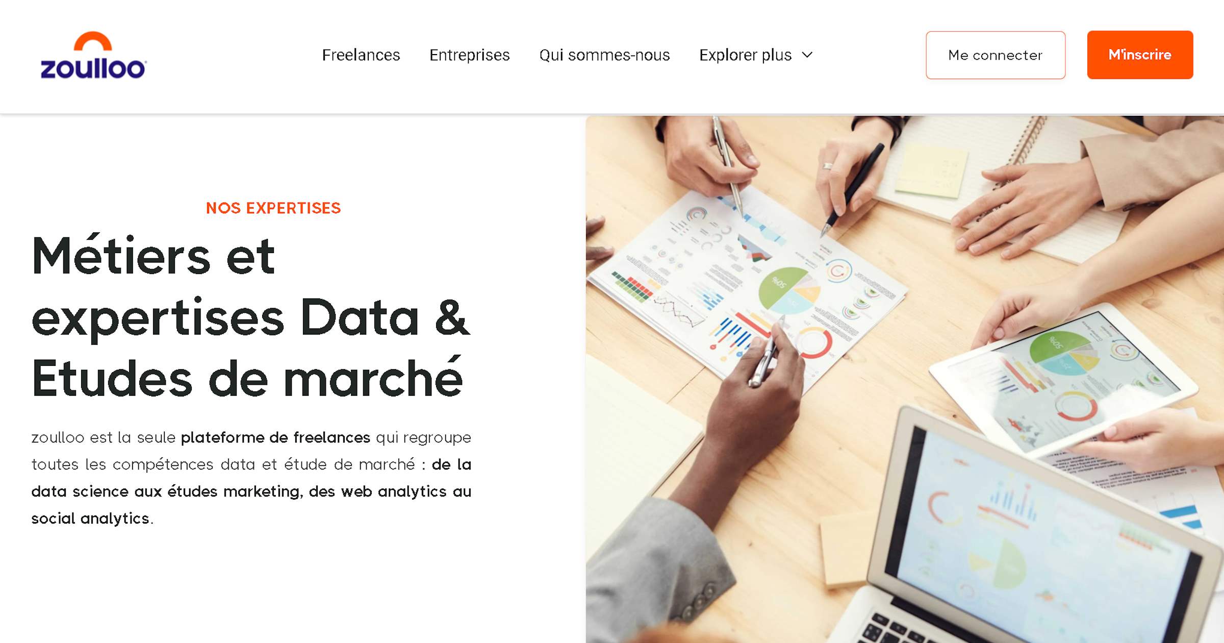 Nos métiers et expertises Data et Etude de marché | zoulloo